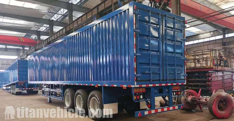 3 Axle 40 Ton Box Semi Trailer for Sale In Nigeria