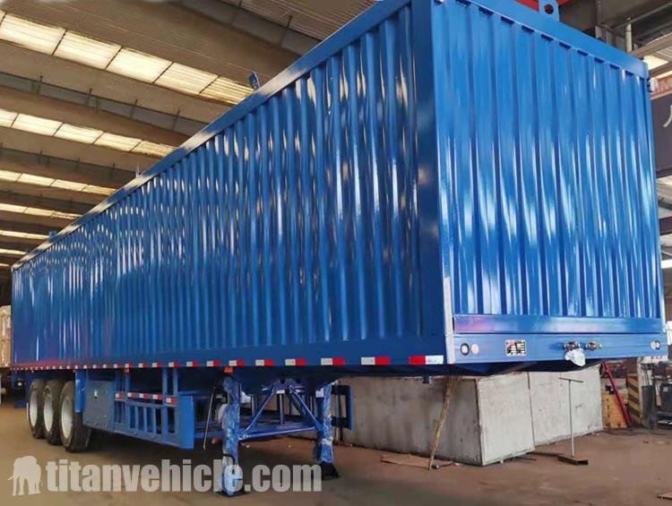 3 Axle 40 Ton Box Semi Trailer for Sale In Nigeria