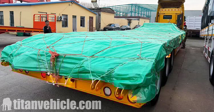 3 Axle Lowbed Truck Trailer for Sale in Senegal