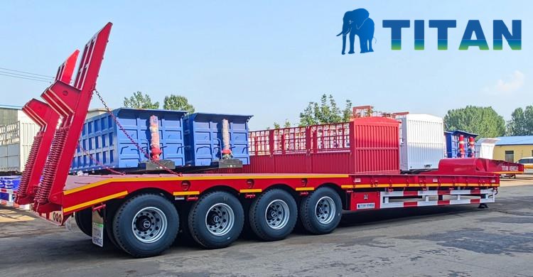 4 Axle Low Loader Price - Semi Low Loader Trailer for Sale