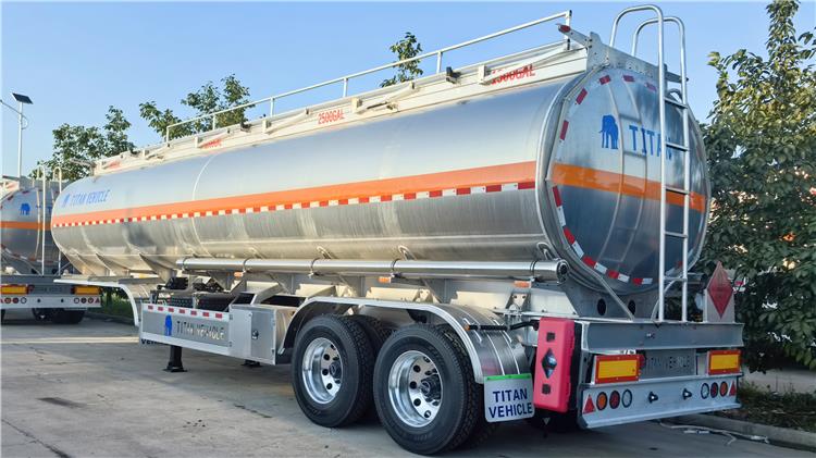 2 Axle Aluminum Tanker Trailer for Sale In Costa Rica