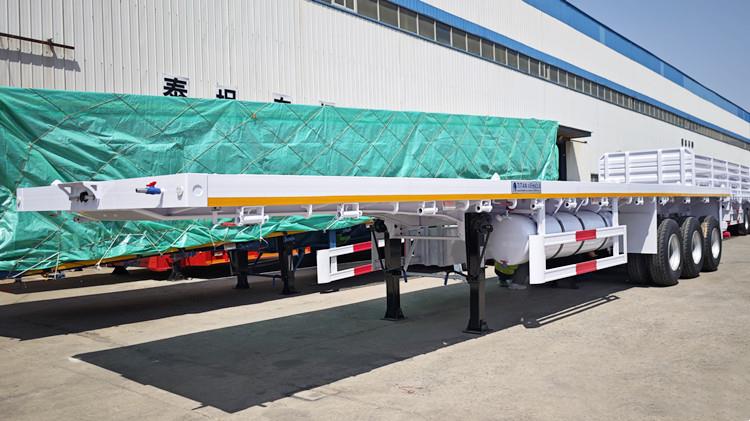 40 FT Flatbed Tri Axle Trailer for Sale Prices in Zambia