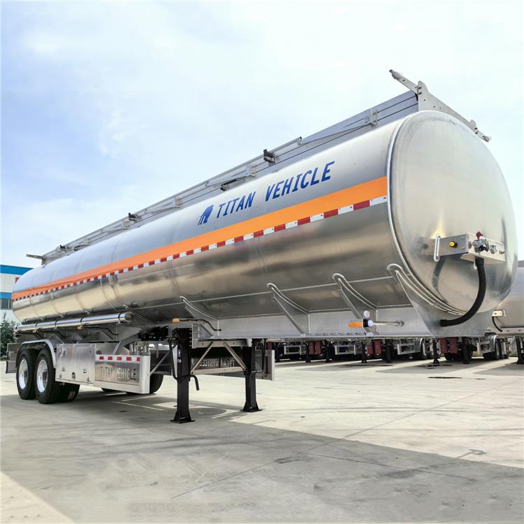 2 Axle Aluminum Tanker Trailer for Sale In Costa Rica