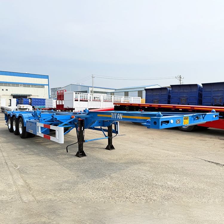 Tri Axle Chassis | 40 Foot Shipping Container Trailer for Sale in Guam